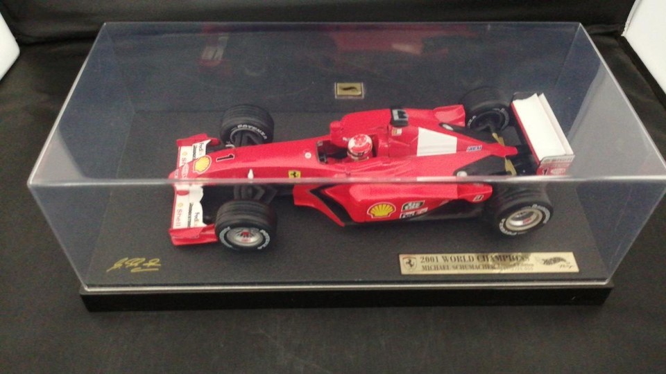 Hot Wheels Ferrari F2001 Michell Eschumache 1/18 Scale Car Minicar | eBay