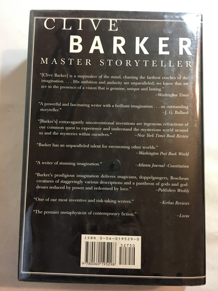 The Essential Clive Barker, Signed HC Book, 1st US Edition ...
