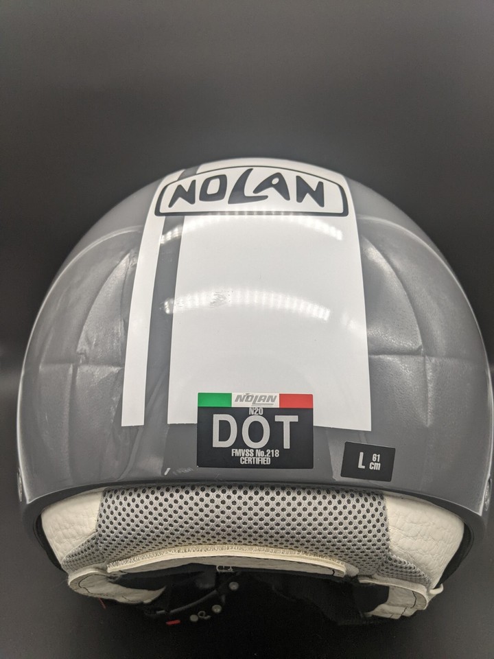 NOLAN N20 SPECIAL OPEN FACE CLASSIC MOTORCYCLE Motorbike HELMET MET WHT ...