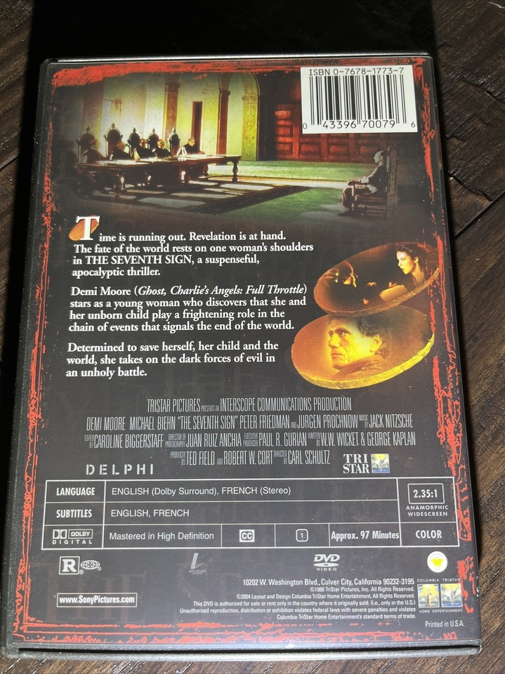 The Seventh Sign (DVD) | eBay