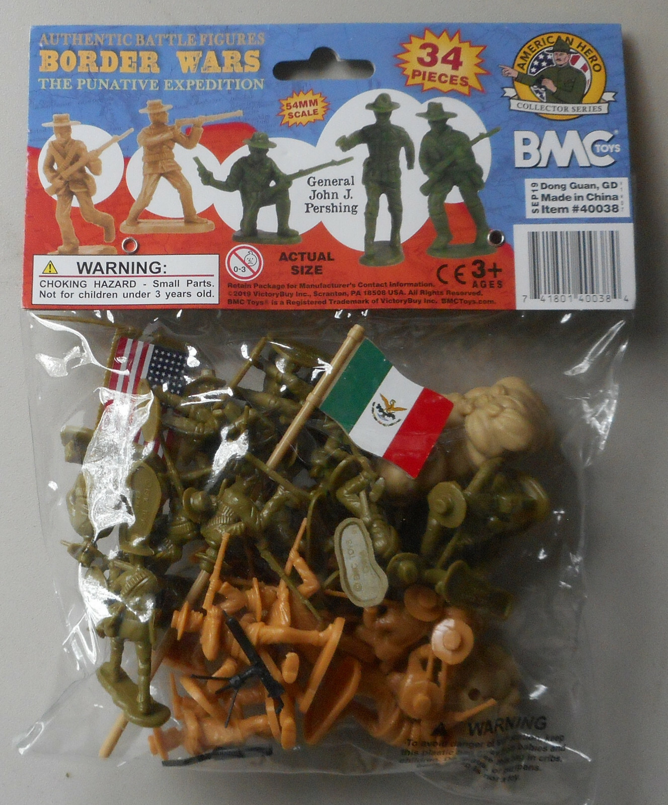 1:32 54mm US Mexico Border Wars Figures Plastic Toy Soldier BMC 40038 ...