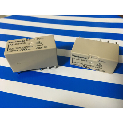5Pcs Panasonic ADJ56005 5VDC 10A 277VAC Automotive relays 8Pin new | eBay