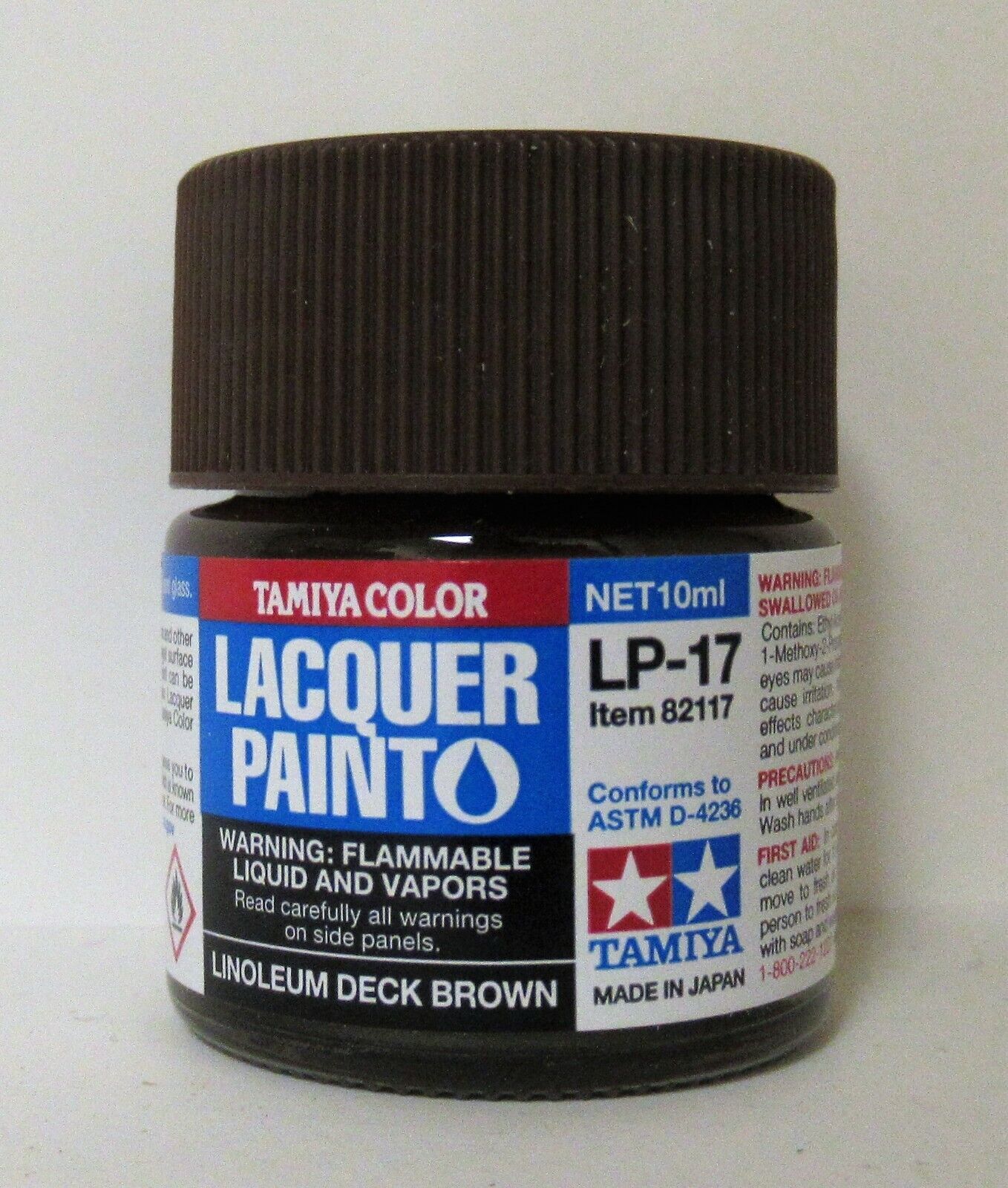 Tamiya Color Lacquer Paint Linoleum Deck Brown LP-17 (10 ML) #82117 NEW ...