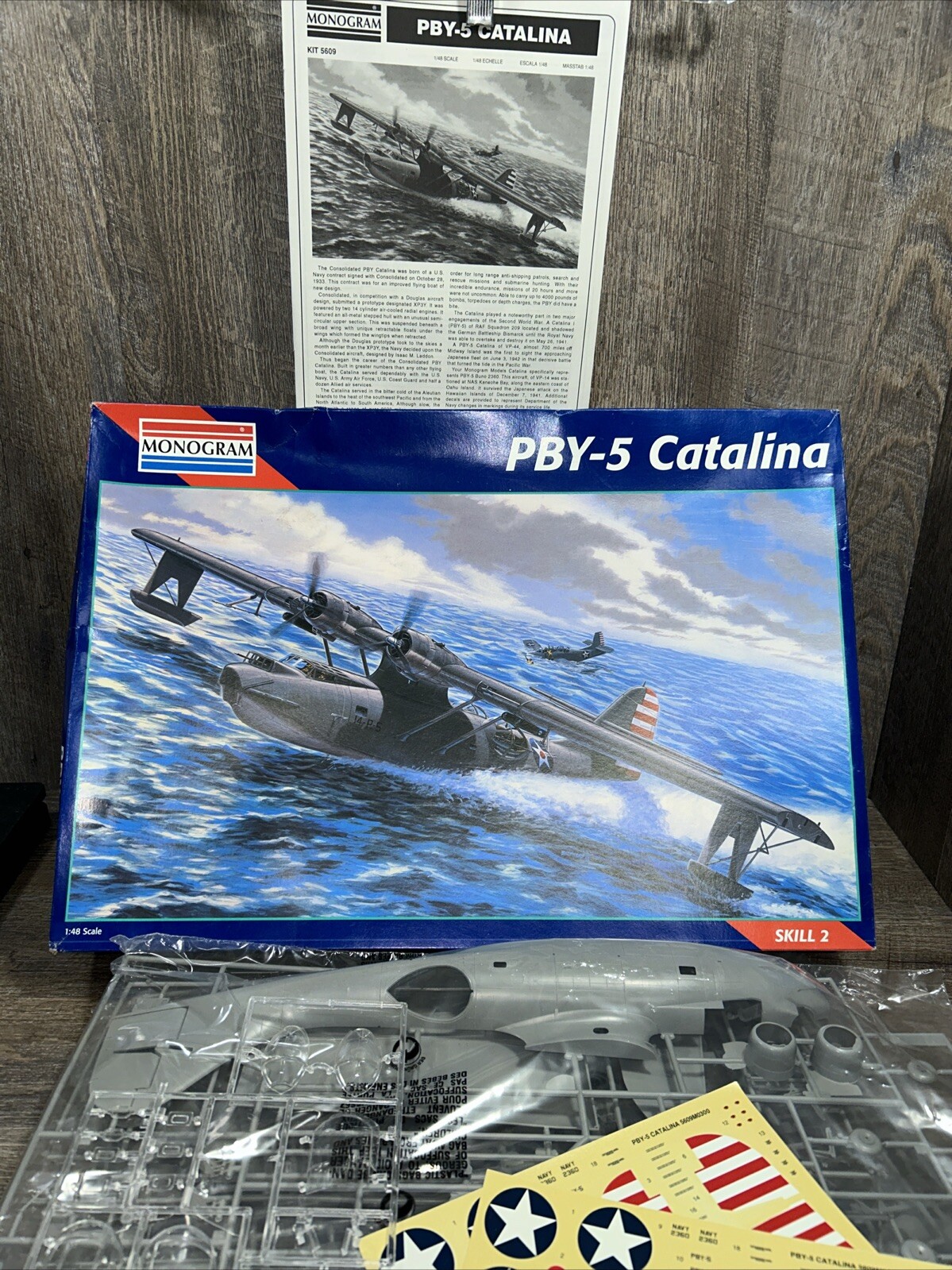 Monogram PBY-5 Catalina Airplane Model Kit (5609) for sale online | eBay