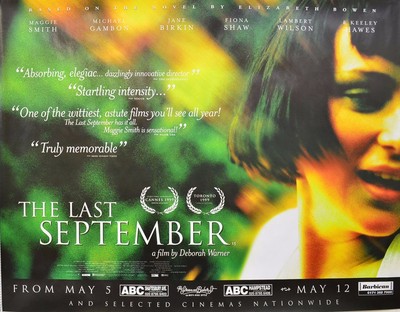 MOVIE POSTER~The Last September 1999 30x40" British Quad Maggie Smith ...