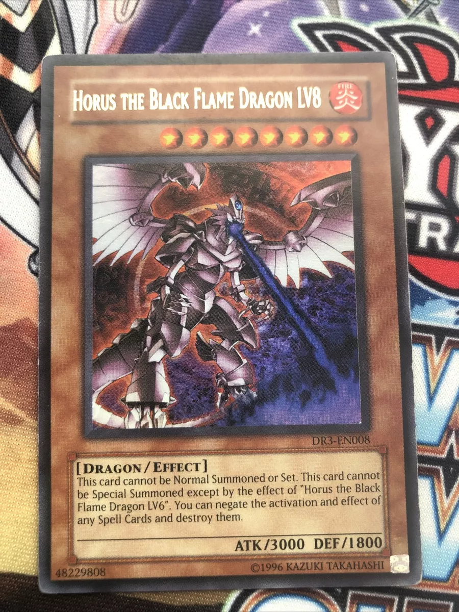 Yugioh Horus The Black Flame Dragon Lv8