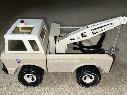VINTAGE 1970’s MIGHTY TONKA CHEVRON TOW WRECKER TRUCK 24 HR SERVICE | eBay