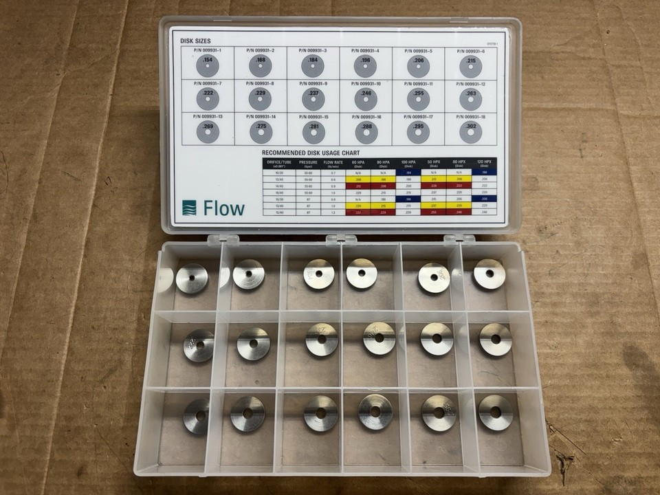 Flow Waterjet Metering Disk Kit - Full OEM Kit With All Disk | eBay