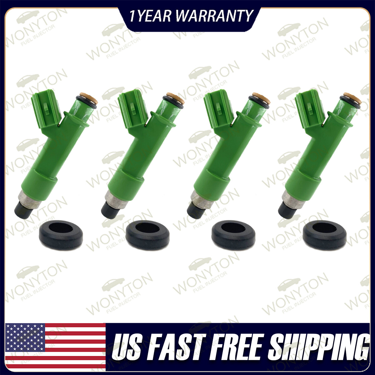 Set of 4 Upgrade 15710-54L00 Fuel Injectors For Suzuki SX4 2.0L 2010 ...