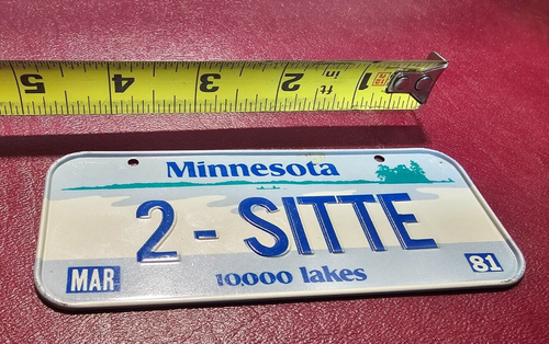 1981 MINNESOTA VANITY 2-SITTE Wheaties Post Cereal Mini bike license ...