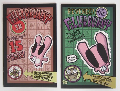 Jhonen Vasquez Filler Bunny #1 & #2 Single Issue Comics | eBay