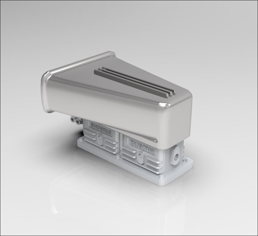 1:25 3D printed Enderle Barn Door Fuel Injection and matching Scoop | eBay