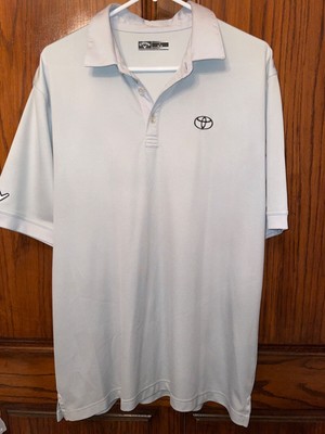 Callaway golf polo, men's shirt L, bird Callaway logo Toyota logo - | eBay