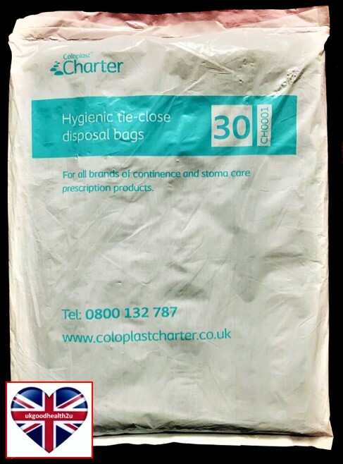 Coloplast Charter Hygienic Tie-close Disposal Bags x30 Incontinence Aid ...