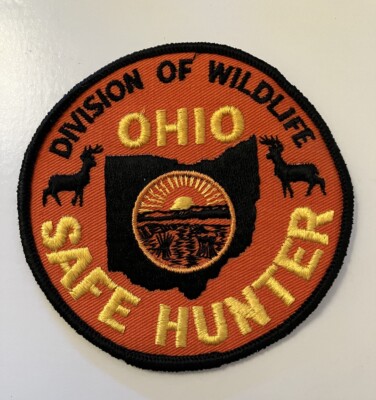4.0” Division Of Wildlife Ohio Safe Hunter Deer Twill Patch | eBay