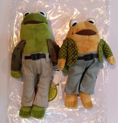 Frog and Toad Plush Set of 2 Stuffed Animal Small Sekiguchi Arnold ...