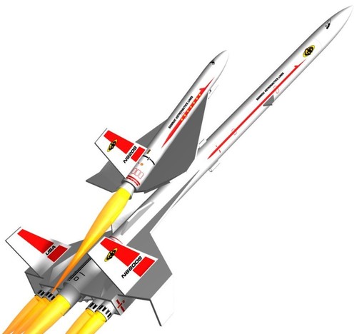 Semroc Flying Model Rocket Kit Orbital Transport KV-66 Improved design ...