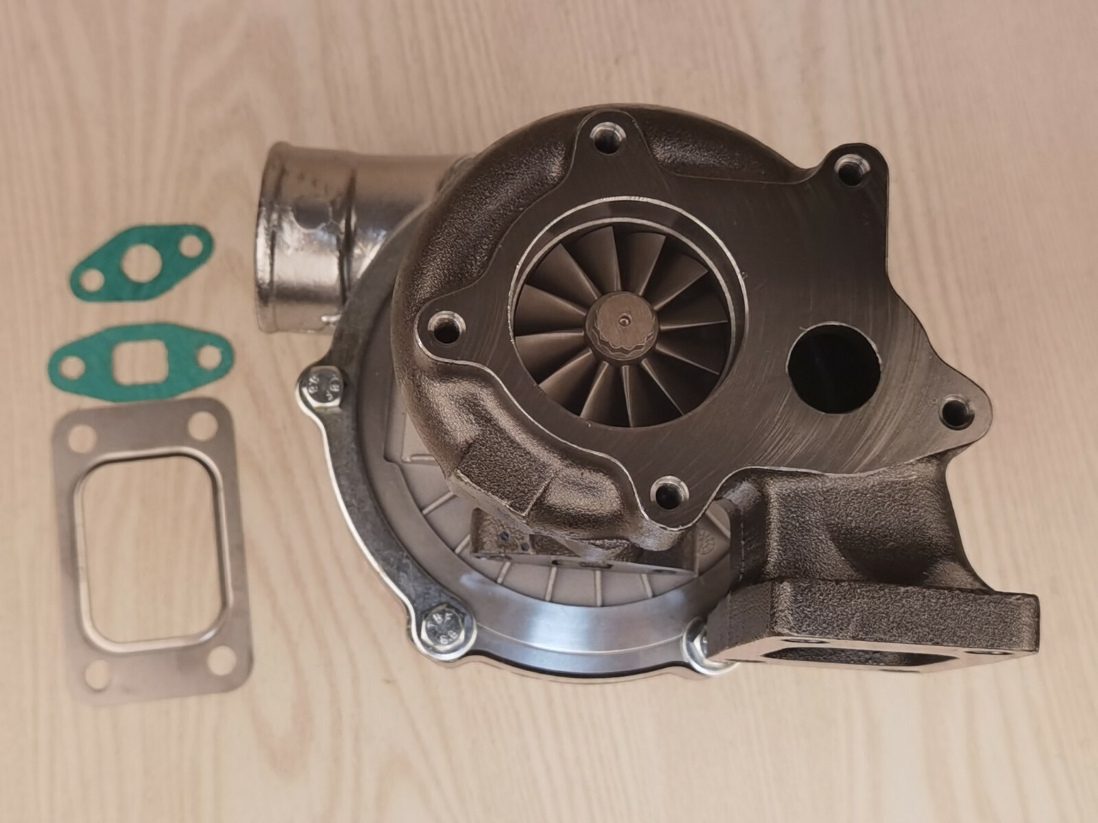 upgrade billet wheel Turbocharger for GT3582 T3/T4 T04E T3 .63 5 bolt ...