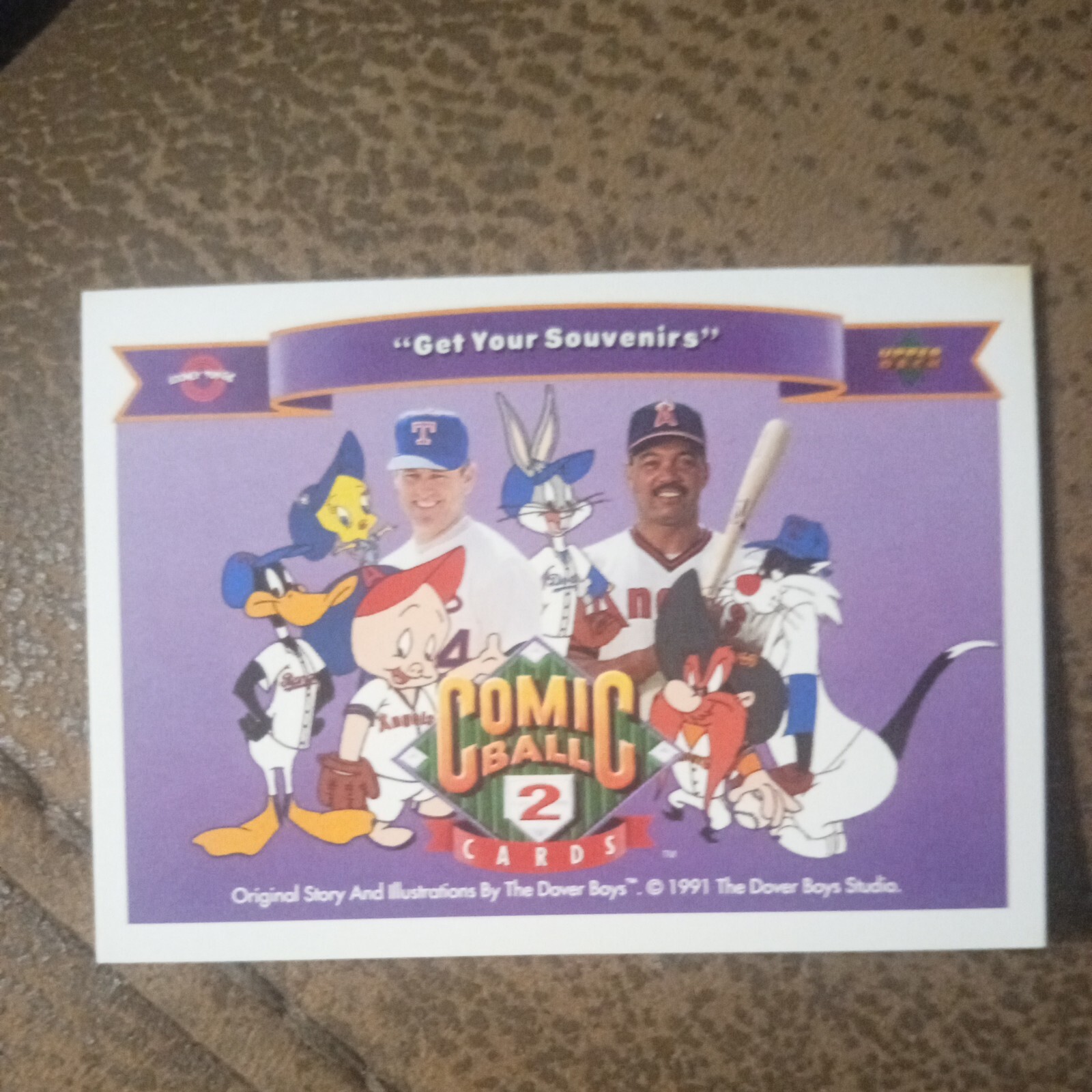 1991 Upper Deck Comic Ball 2 #172 Nolan Ryan Reggie Jackson Looney ...