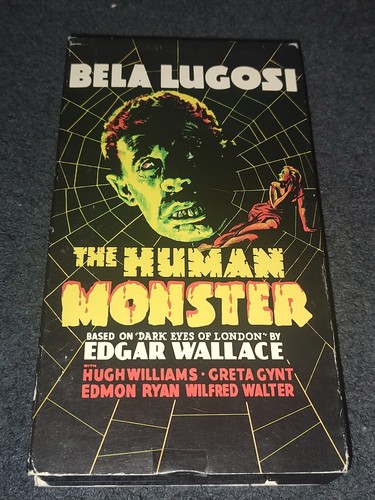 The Human Monster VHS Bela Lugosi Sci-fi Horror Thriller Alpha Video | eBay