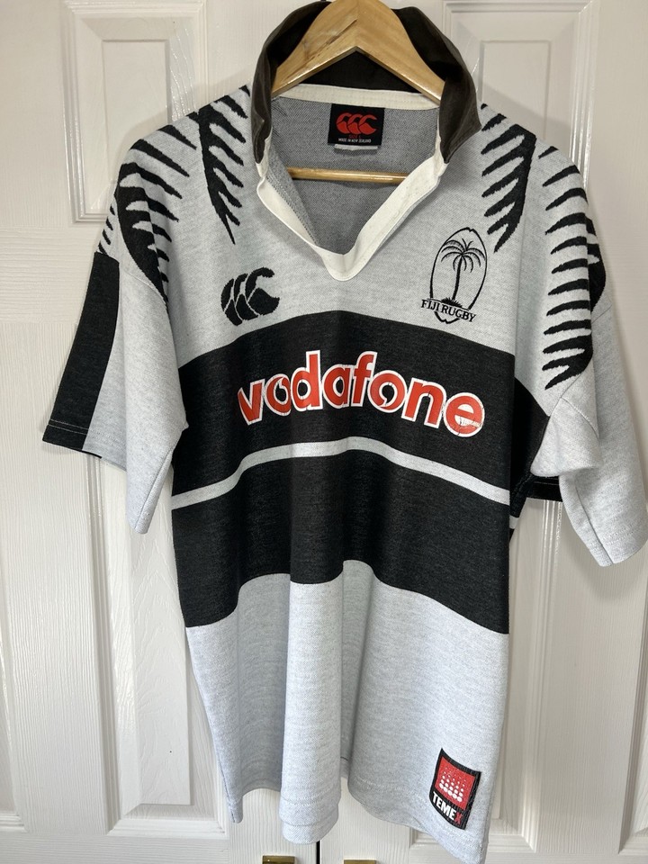 Fantastic Looking Canterbury Temex Fiji Rugby Shirt Large | eBay UK