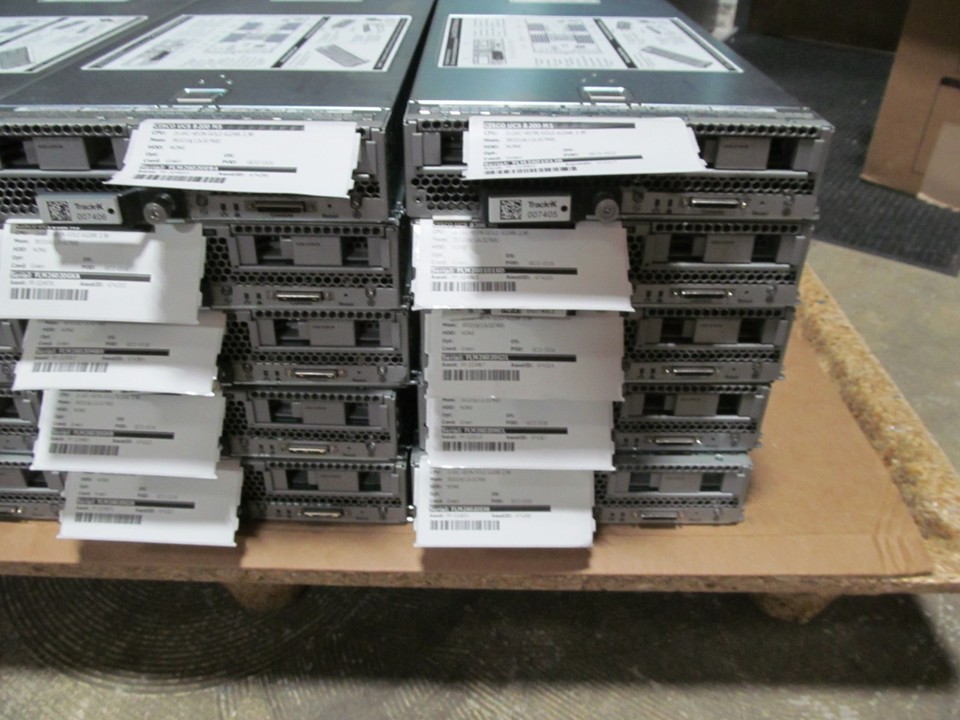 LOT of (15) Cisco UCS UCSB-B200-M5 Blade Servers 2x 6C XEON-GOLD 6226R ...