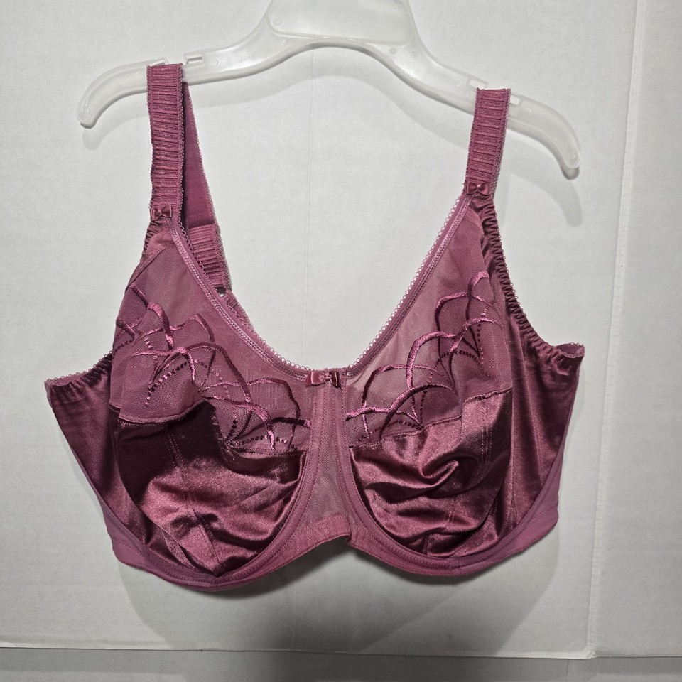 Elomi Cate Full Coverage Underwired Bra Size 40J US ~ Non-Padded. Plus ...