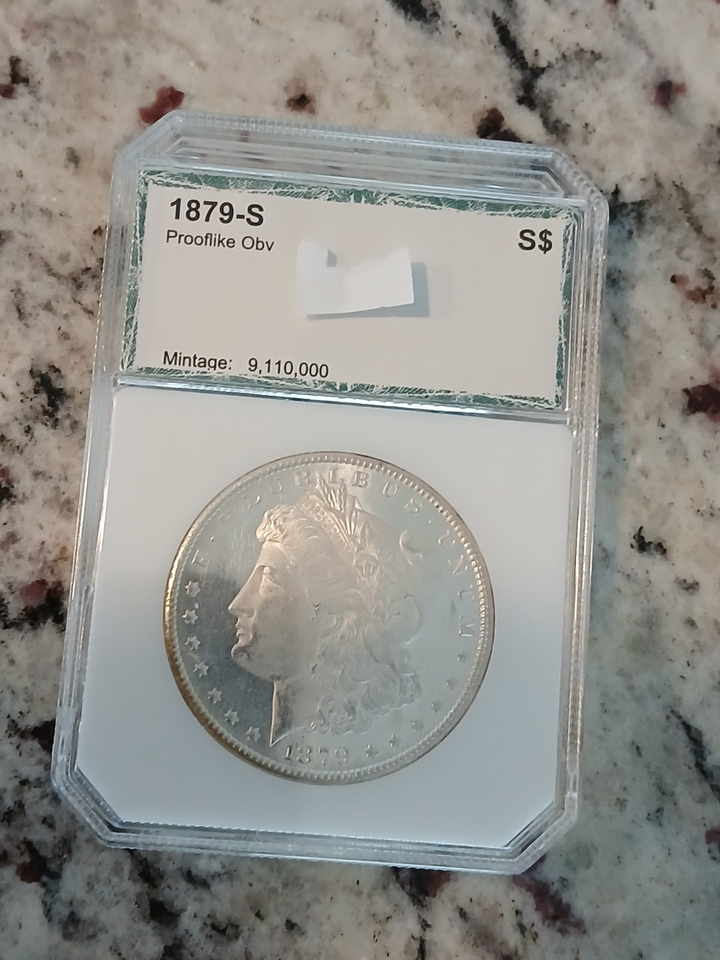 1879 S Proof Like Morgan Dollar in an old holder | eBay