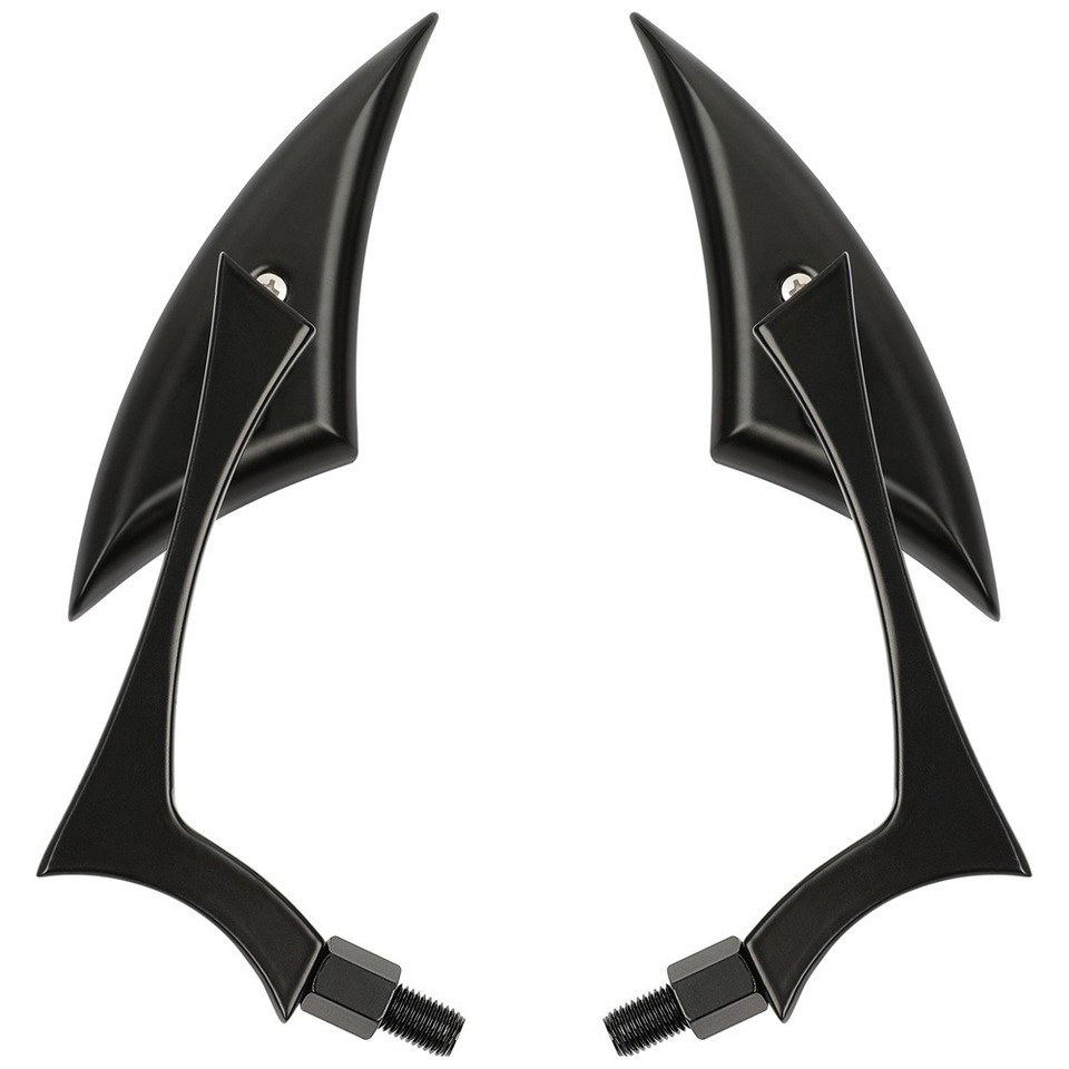 Black Blade Motorcycle Rearview Side Mirrors For Yamaha MT-03 MT-07 MT ...