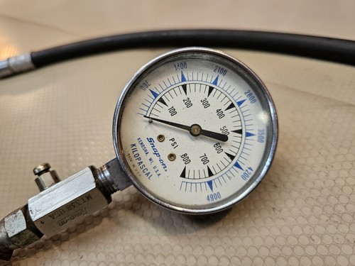 Snap On 800PSI Diesel Kilopascal Compression Tester Gauge W/ no Case ...