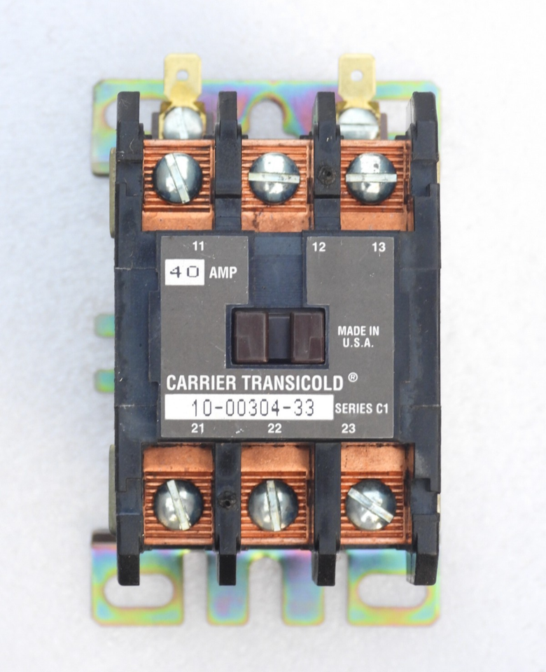 NOS CARRIER 10-00304-33 MARINE INDUSTRIAL 3-POLE MAGNETIC CONTACTOR ...