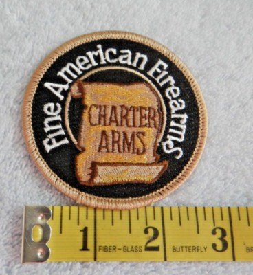 CHARTER ARMS PATCH - FINE AMERICAN FIREARMS - REVOLVERS - VINTAGE ...