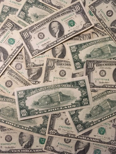 (1) $10 - OLD TEN DOLLAR FEDERAL RESERVE NOTE/BILL - SMALL HEADS ...