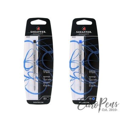Sheaffer K Ballpoint Pen Ball Refill All Tip sizes and colours OFFICIAL ...