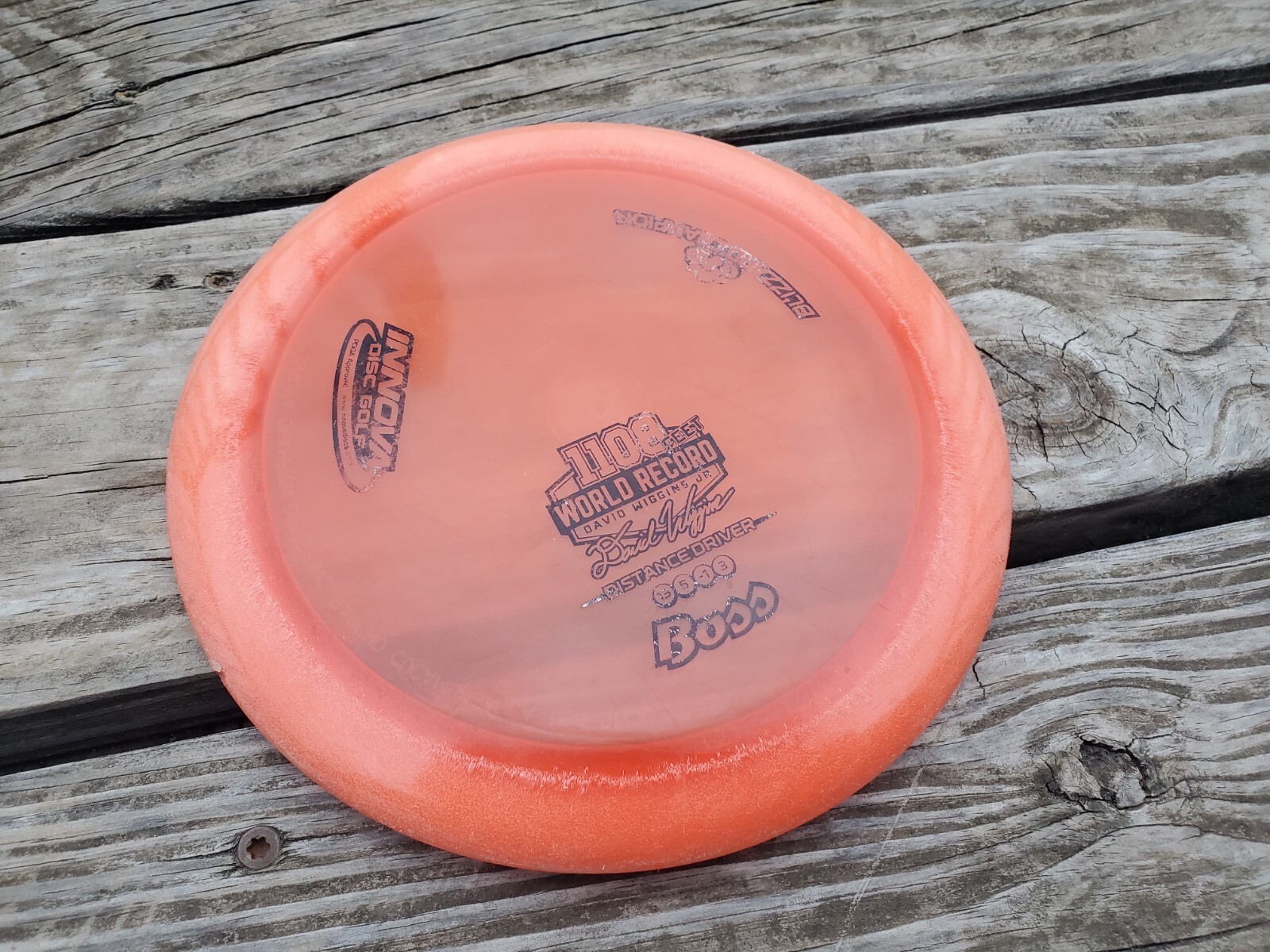 Innova Champion Blizzard Boss 158g Orange Disc Golf Distance Driver | eBay