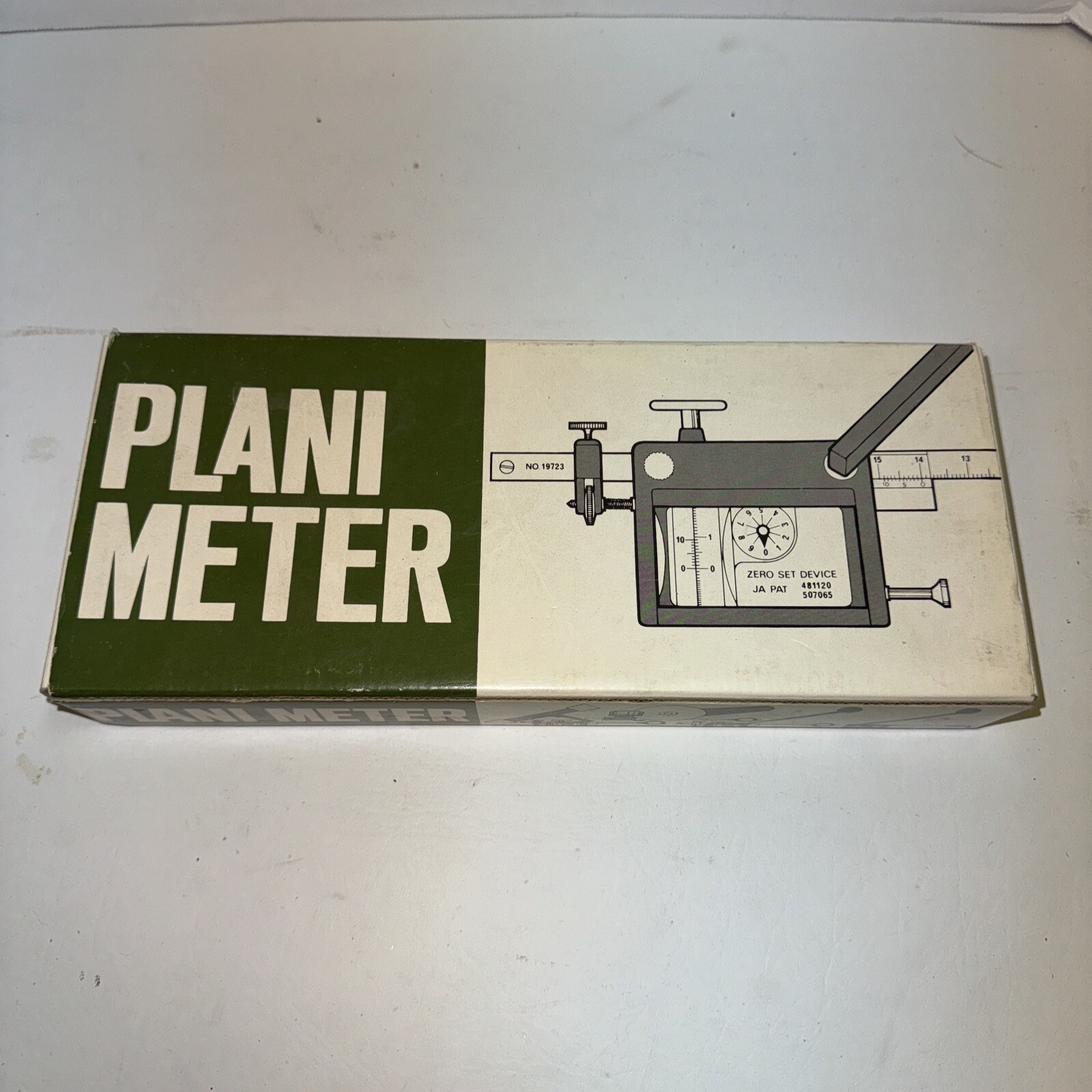 Vintage Teledyne Post Compensating Polar Planimeter with Optical Tracer ...