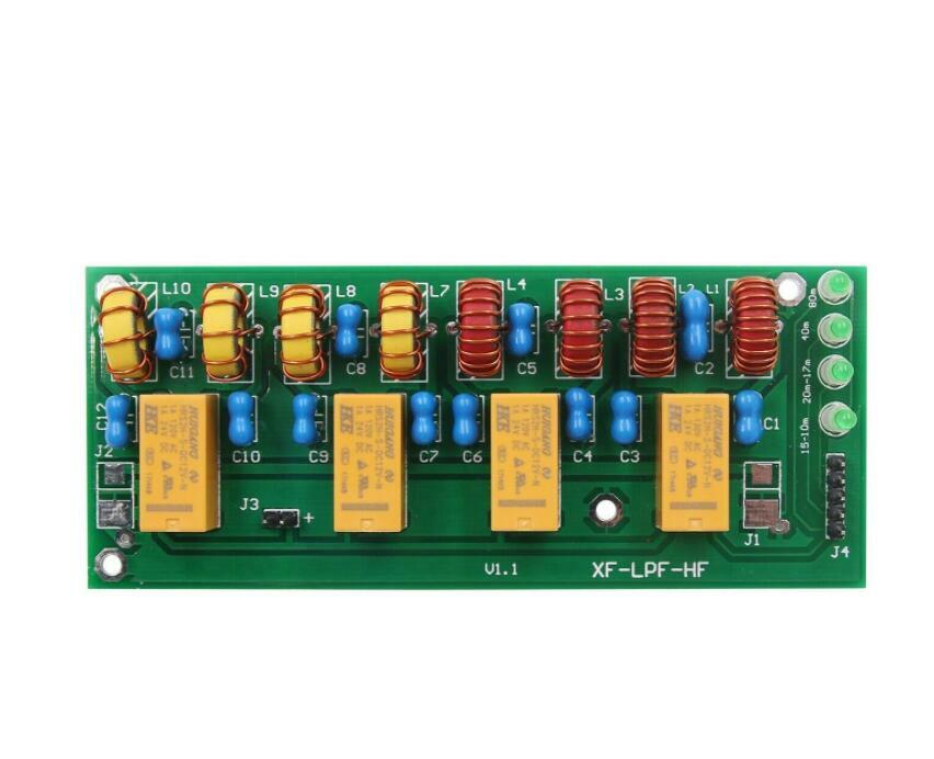 Assembled 12v 100W 3.5Mhz-30Mhz HF power amplifier low pass filter LPF ...