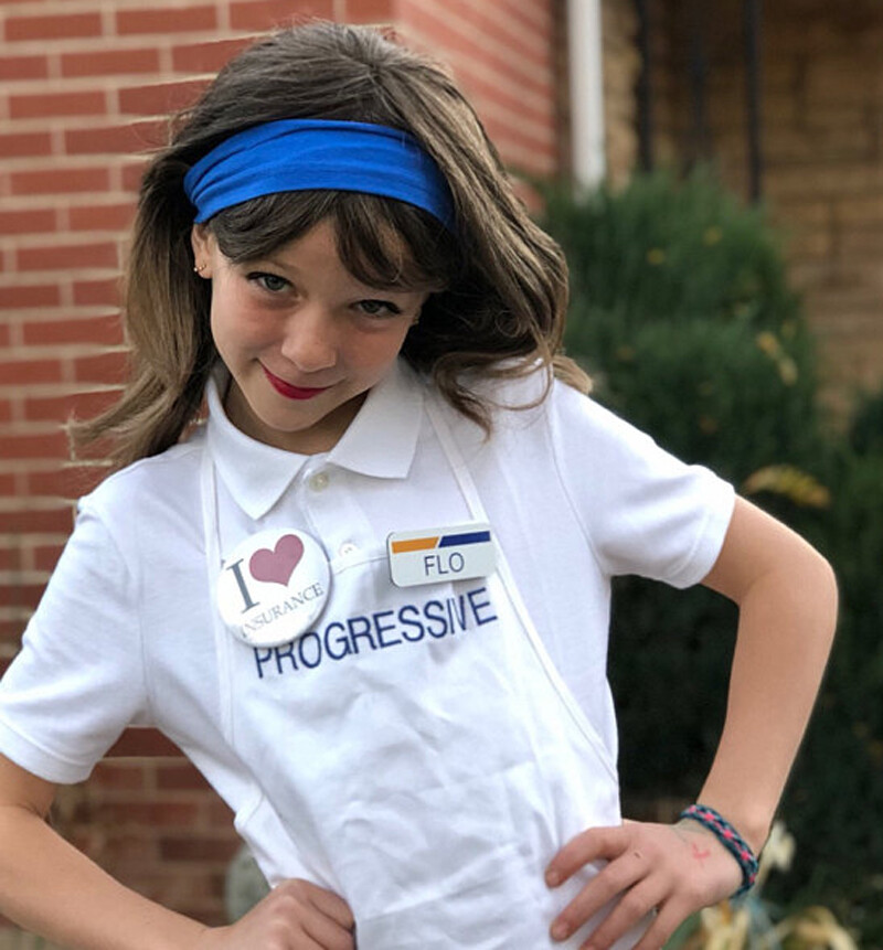 JAMIE PROGRESSIVE INSURANCE NAME BADGE & BUTTON HALLOWEEN PIN FREE ...