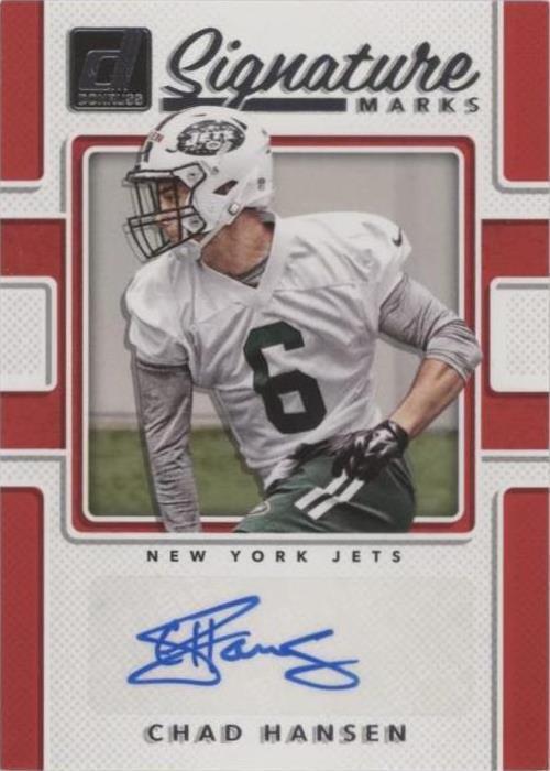 2017 Panini Donruss - Signature Marks Chad Hansen #SM-CHS (AU, RC) for ...