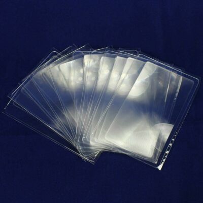 10 PCS Credit Card Sized Wallet Pocket 2X Magnifier Magnifying Reading ...