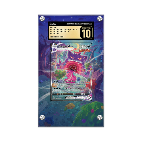 Gengar VMAX 271/264 Pokémon Extended CGC Artwork Protective Card ...