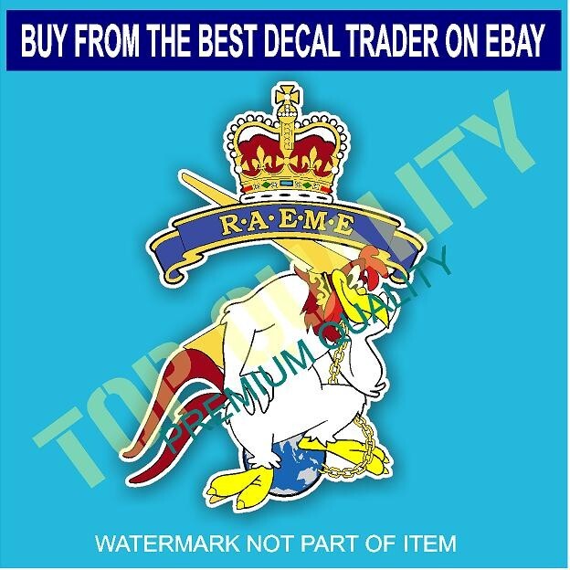 RAEME FOGHORN LEGHORN DECAL STICKER ELECTRICAL MECHANICAL ENGINEERS ...