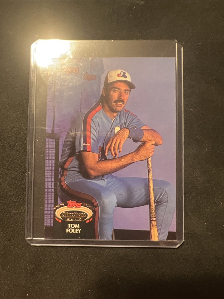 1992 Topps Stadium Club Tom Foley Montreal Expos #19 | eBay