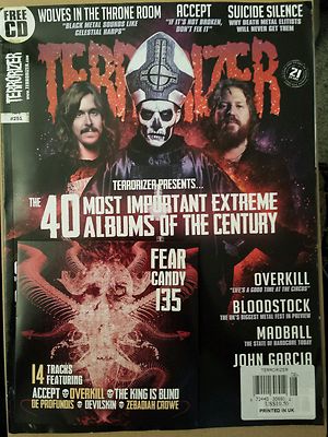 Terrorizer Most Important Extreme Albums FREE CD Aug 2014 FREE SHIPPING ...