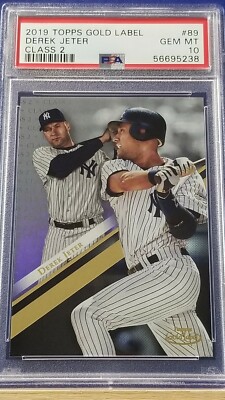 Derek Jeter - 2019 Topps Gold Label Class 2 PSA 10 | eBay