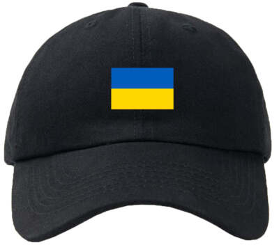 Ukraine Baseball Cap Hat Hook & Loop Closure Volodymyr Zelensky Slava ...