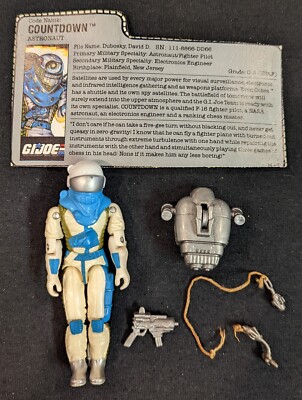Vintage Hasbro G.I. Joe Countdown V1 1989 INCOMPLETE w/ Filecard | eBay
