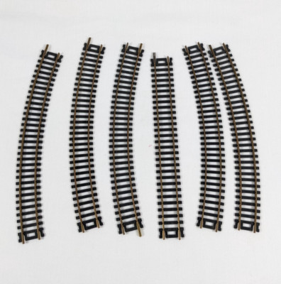 ATLAS HO Scale Train Tracks Lot Of 18"R Tracks x5 & 9" Straight Track ...
