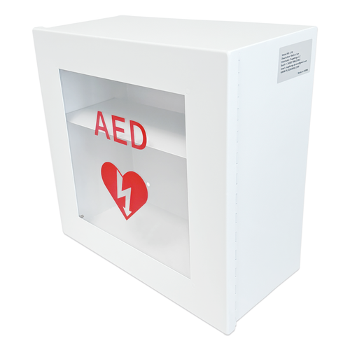 OPEN BOX Non Alarmed AED Defibrillator Wall Mounted Storage Cabinet | eBay