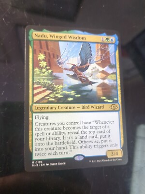 MTG Nadu, Winged Wisdom Modern Horizons 3 0193 Regular Rare | eBay